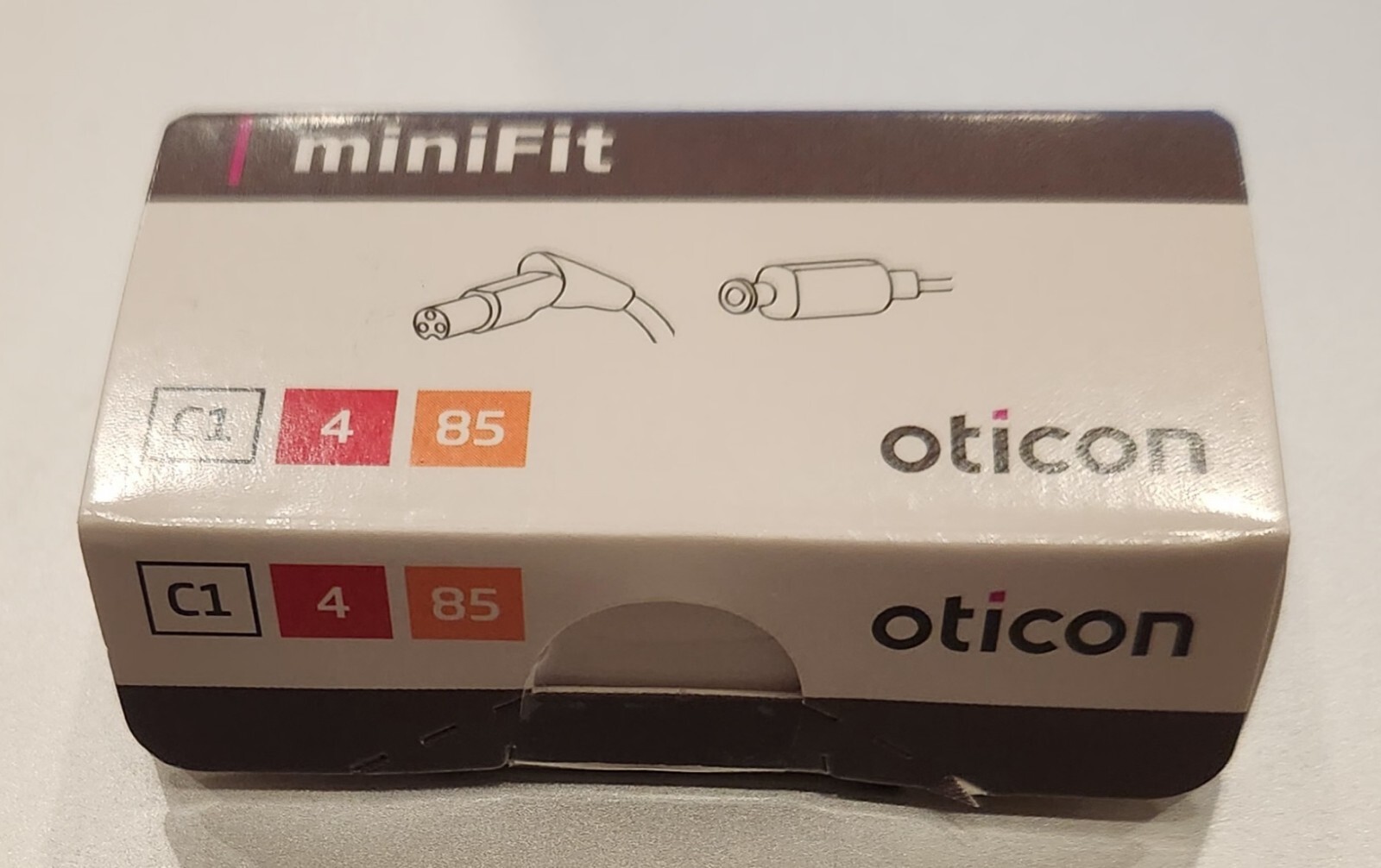 Oticon miniFIT Real More OPN Zircon Receiver ( size 4 R-85dB ) USA fast ...