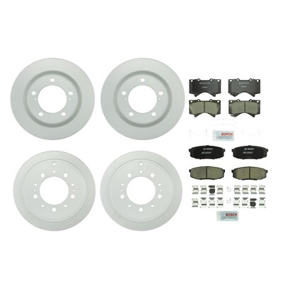 Bosch Front and Rear Full Brake Kit Disc Rotors Ceramic Pads For ...