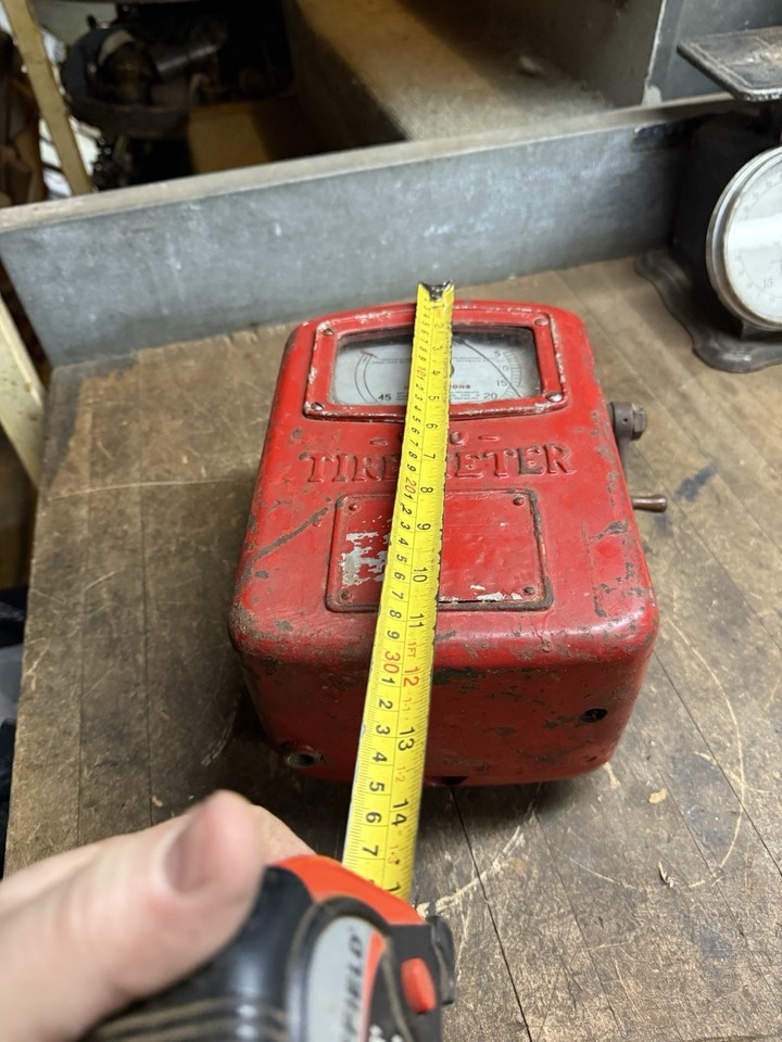 Original Clock Face Eco Air Tire Meter Pump Inflator Gas Station Model ...