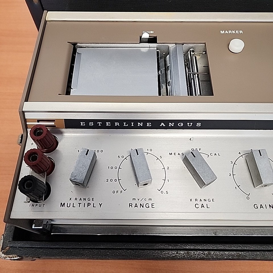 Esterline Angus Model 0-501 Strip Chart Recorder Vintage Untested For ...