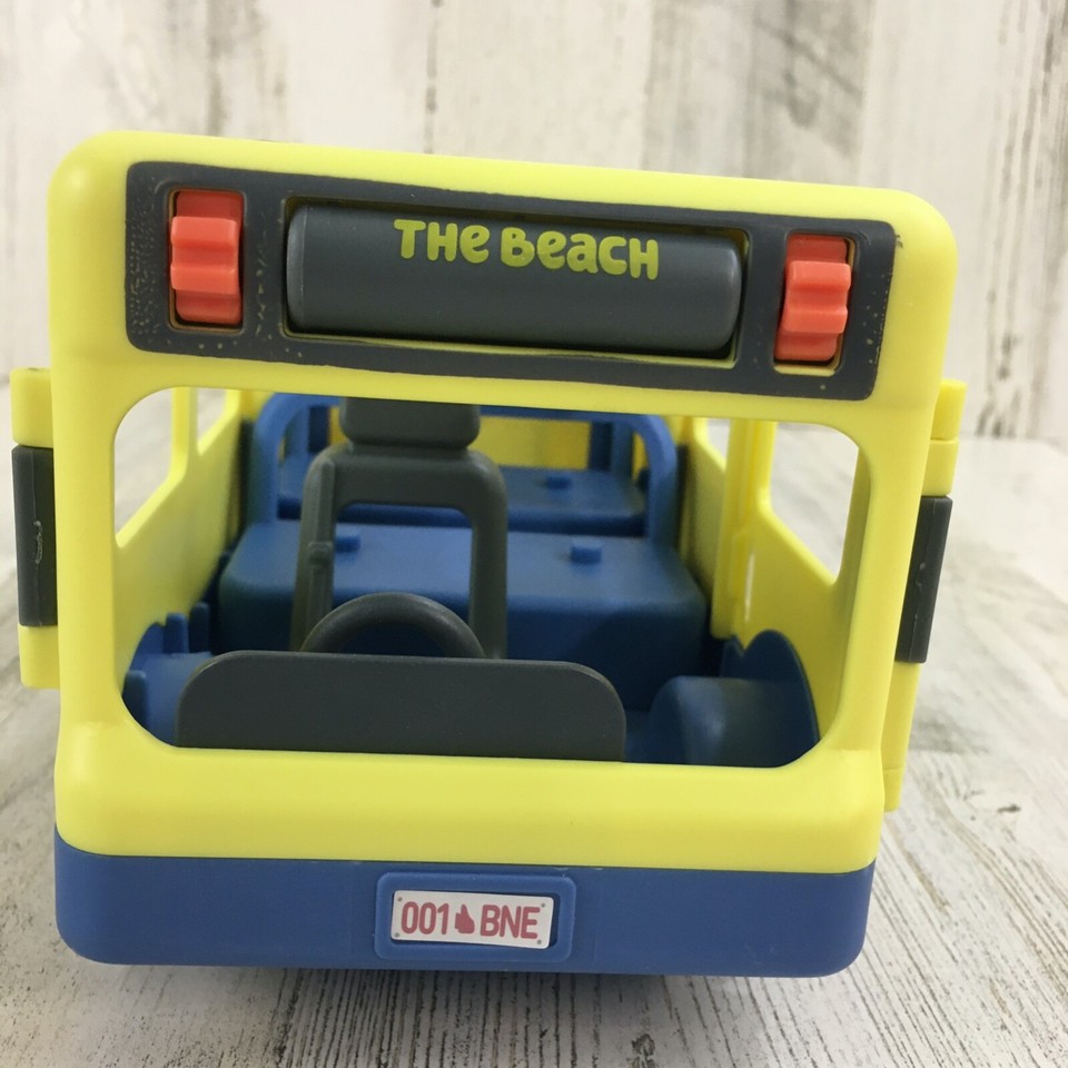 Bluey Yellow School Bus City Bus Chunky Chimp Poster Blue NEW | eBay