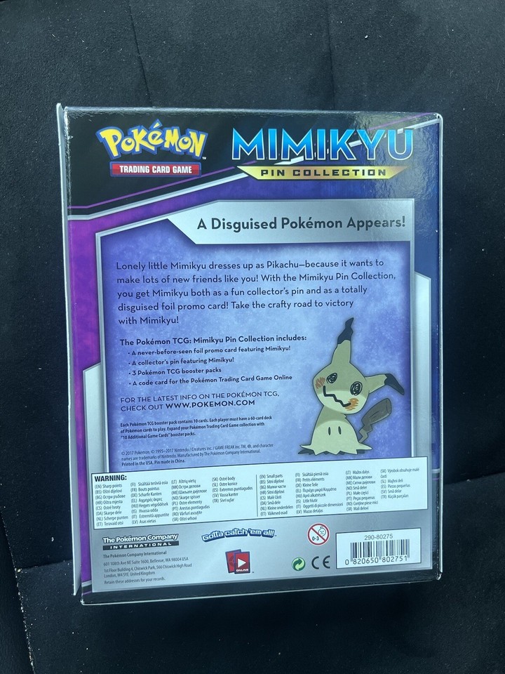 Pokémon TCG Mimikyu Premium Collection Box 820650802751 | eBay