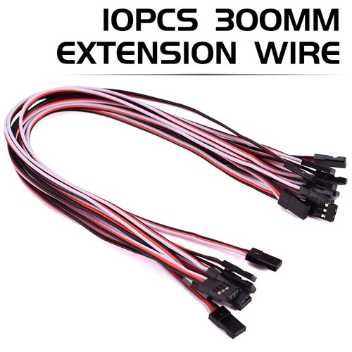 Servo Extension Lead Wire Cable For RC Futaba JR Male to Male 30cm ...