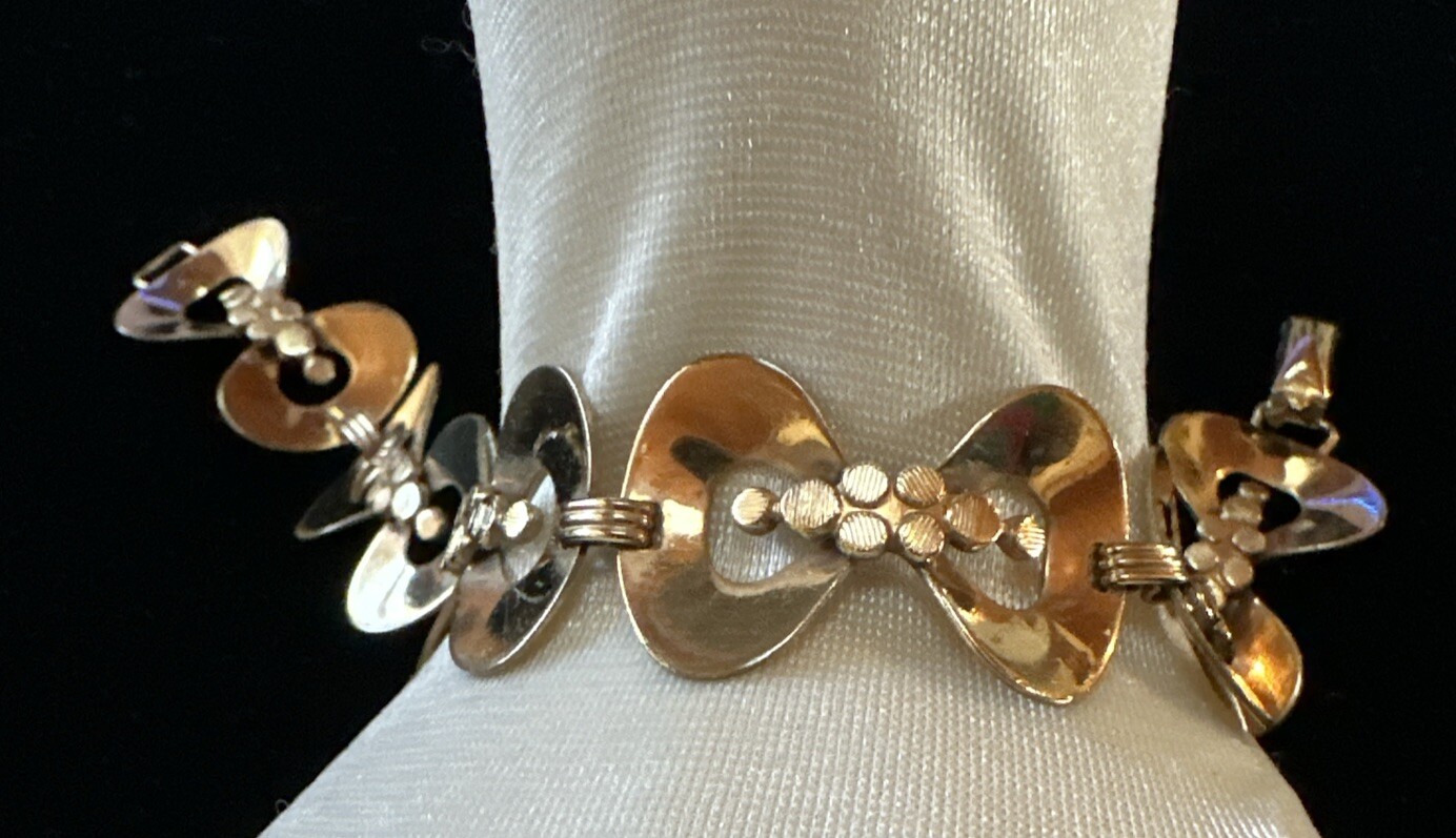 Vintage Winard 1/20 12k G.F. Bow bracelet 8”x3/4. | eBay