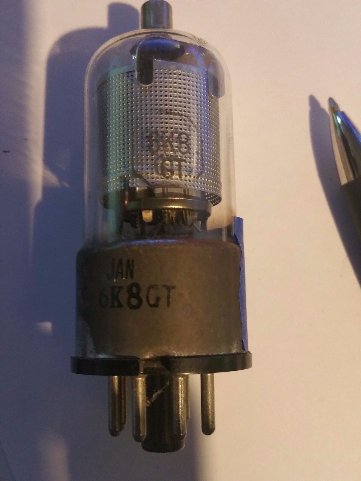Tung-Sol 6K8 GT Tube - Tested w/B&K 600 Tester - Posted - Item #17 | eBay