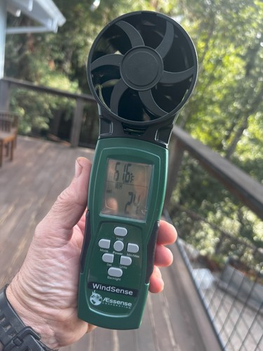 Professional Handheld Anemometer with Temperature & Humidity | eBay