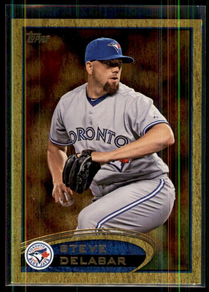 2012 Topps Update Gold Sparkle Steve Delabar #US147 Toronto Blue Jays ...