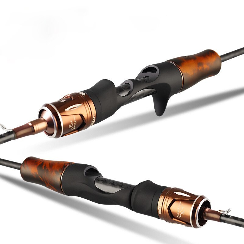 Lure Fishing Rod 1.38m 1.5m Carbon Fiber Casting Spinning Travel Pole 2 ...