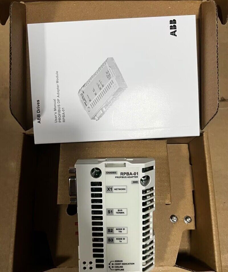 New In Box ABB RPBA-01 Profibus DP Communication Adaptor Module with ...