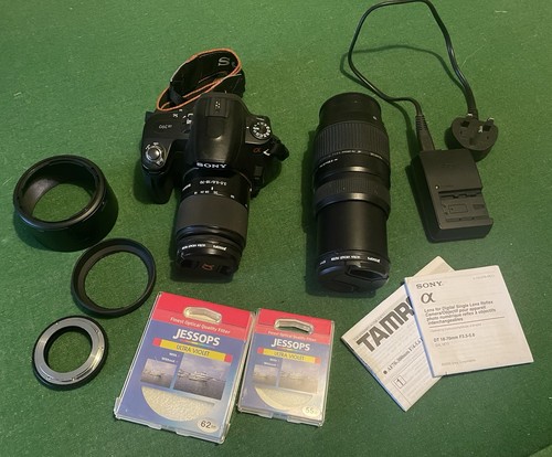Sony Alpha 390 14.2 MP Digital SLR Camera With Additional Lens | eBay UK