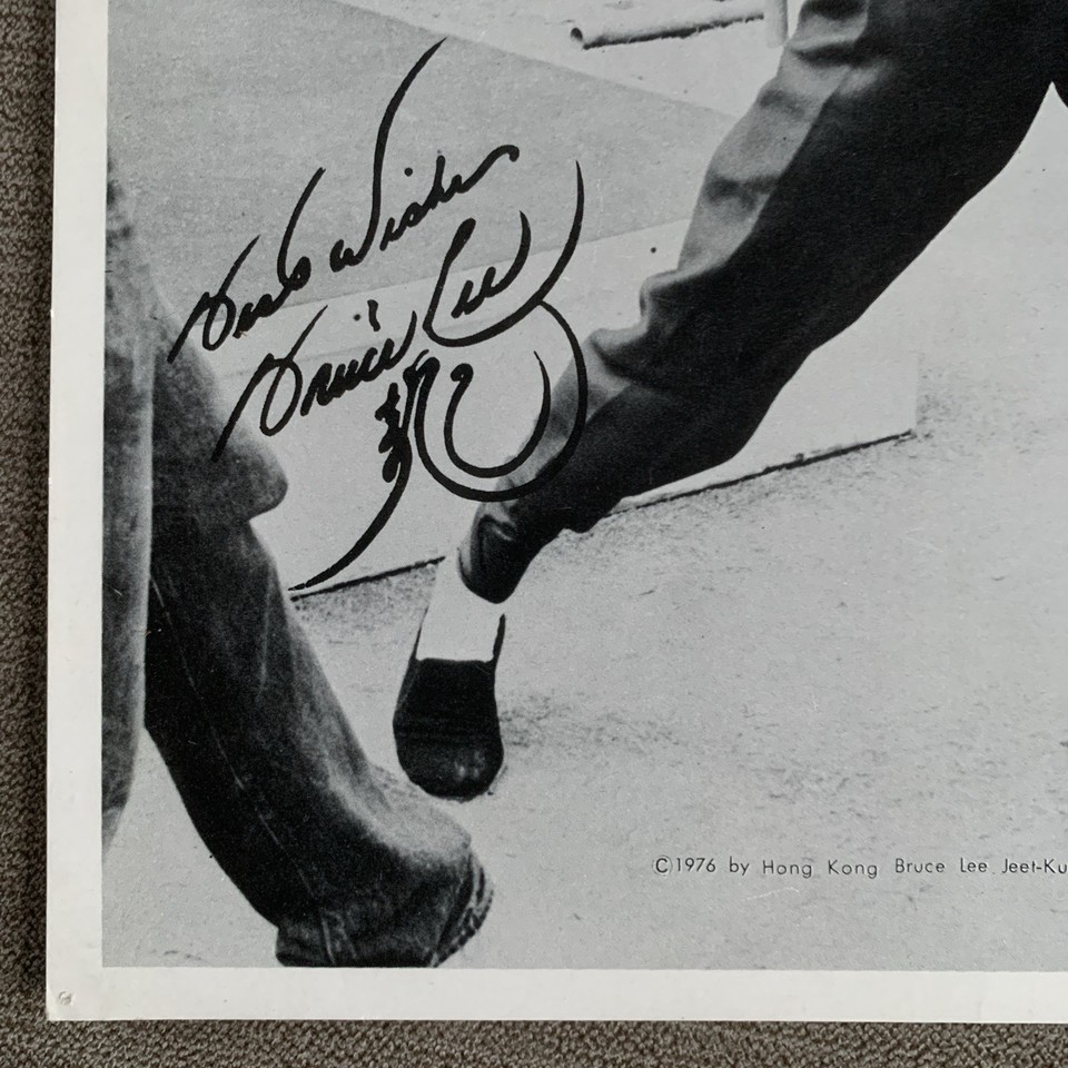 Bruce Lee Original Jeet Kune Do Club Photo - Printed in 1976 - Rare ...