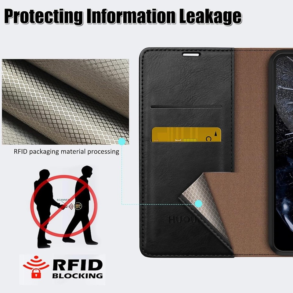 For Samsung Galaxy S25 FE Case Wallet Leather Book Phone Cover RFID ...