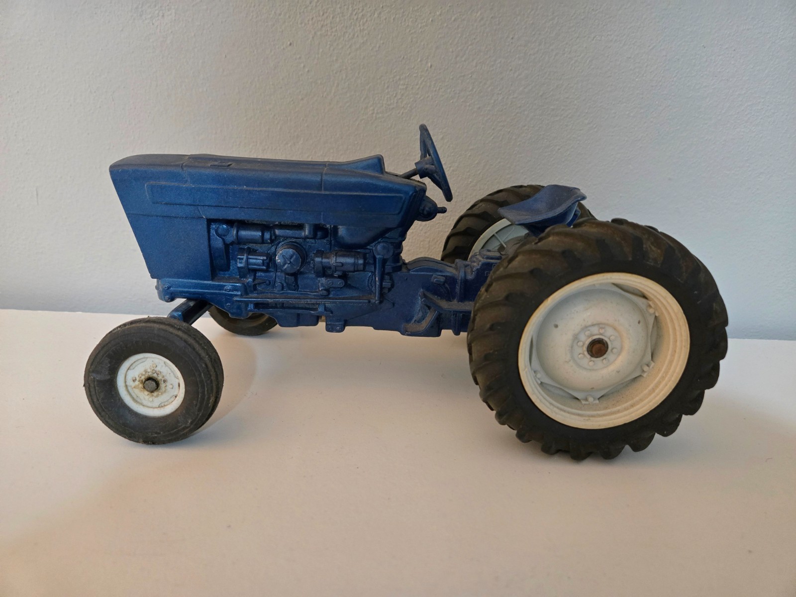 Vintage ERTL Large Blue Ford Diecast Tractor