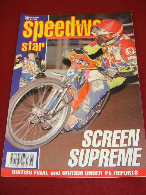 SPEEDWAY STAR - SCREEN SUPREME - MAY 4 1996 | eBay UK