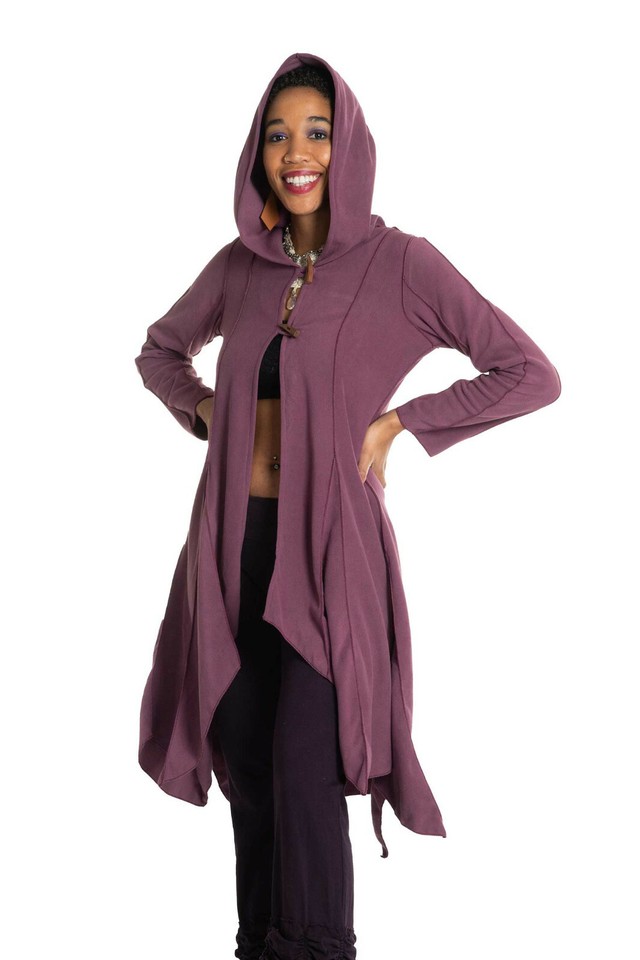 Psy Trance Clothing, Hippy Jacket, Pixie Goth Boho Cloak Jacket XXL ...