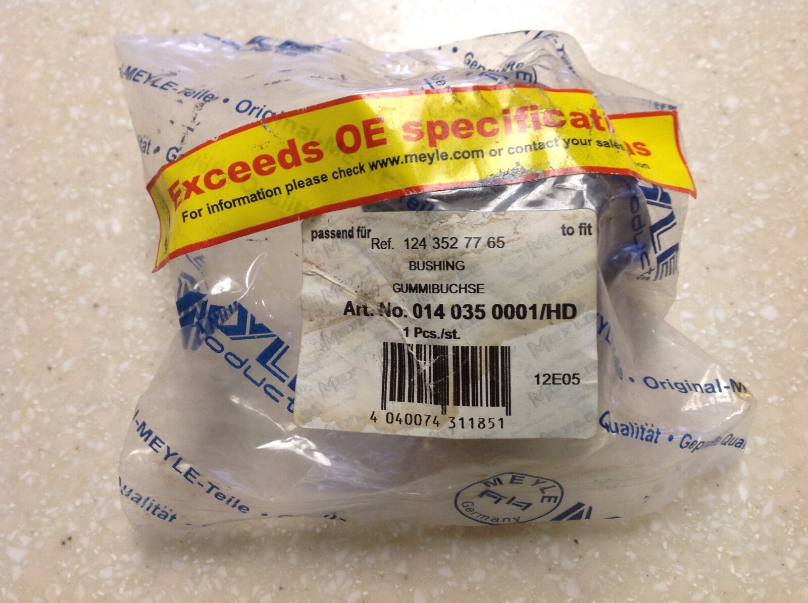 New Meyle HD Differential Mount Bushing 0140350001/HD, 1243527765 for ...