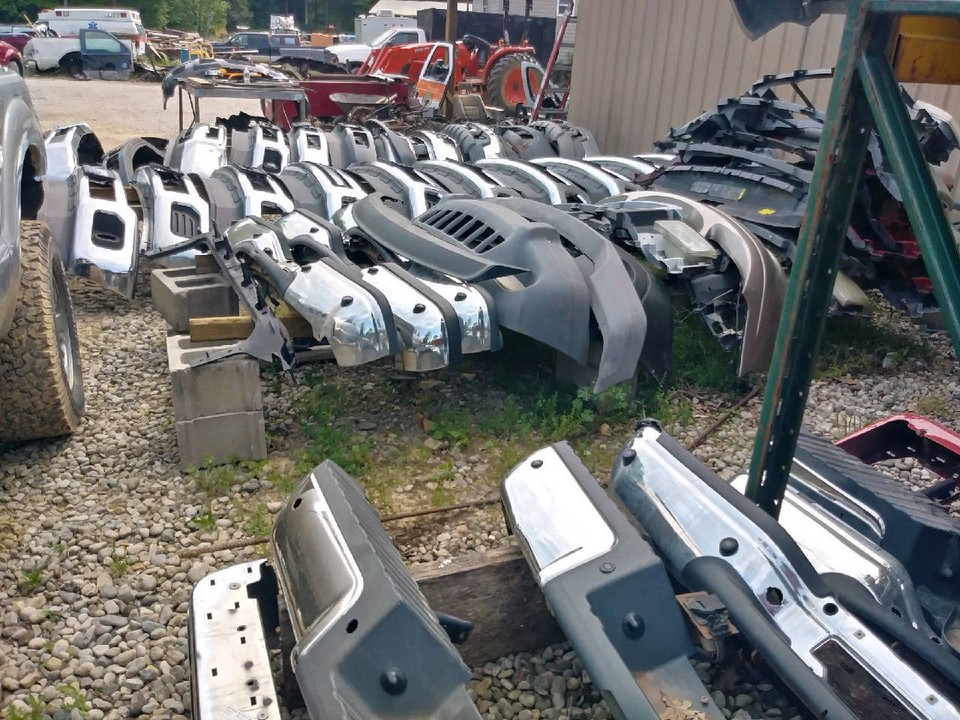 2011-2016 Ford F250 F350 Super Duty Powerstroke Chrome Front Bumper OEM ...