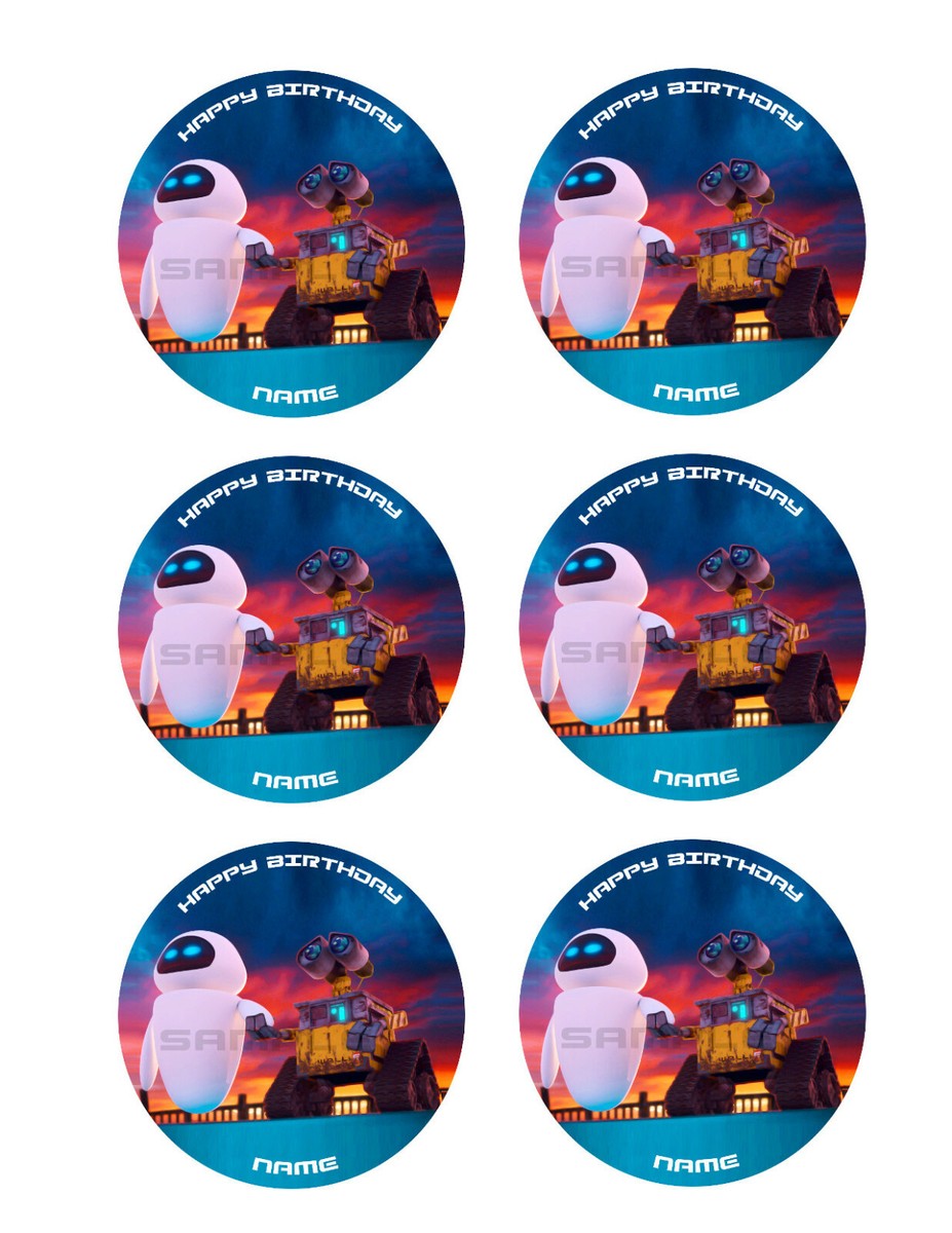 Wall E Birthday Cake Decorations