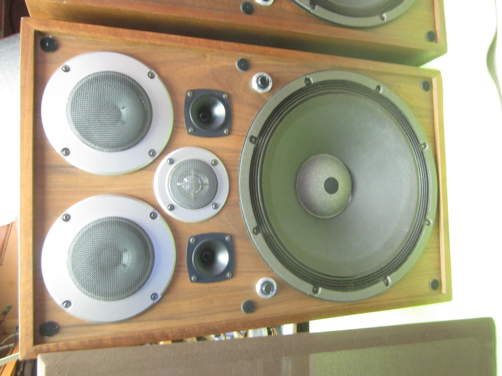 vintage TAMON TS 7000 LOUDSPEAKERS 1970's Antique Walnut,freshly ...