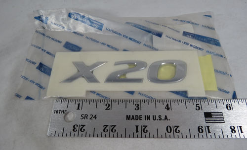 10-13 Hyundai Tucson X20 Emblem Rear Liftgate Chrome Badge Logo Genuine ...