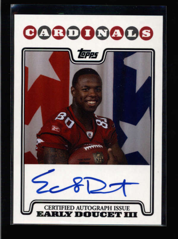 EARLY DOUCET III 2008 TOPPS ROOKIE PREMIERE AUTOGRAPH AUTO AX1273 | eBay