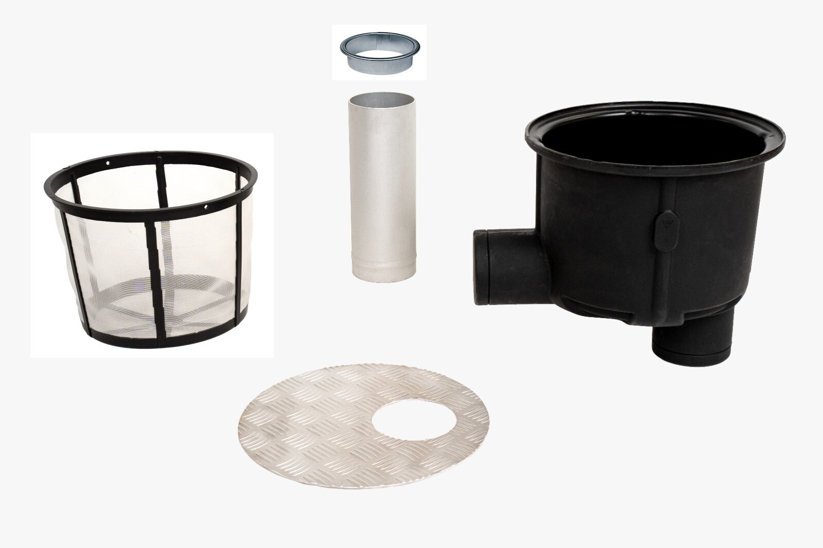 RWT Fallrohr Bodenfilter Regenwasserfilter Fallrohrfilter Ablauffilter ...