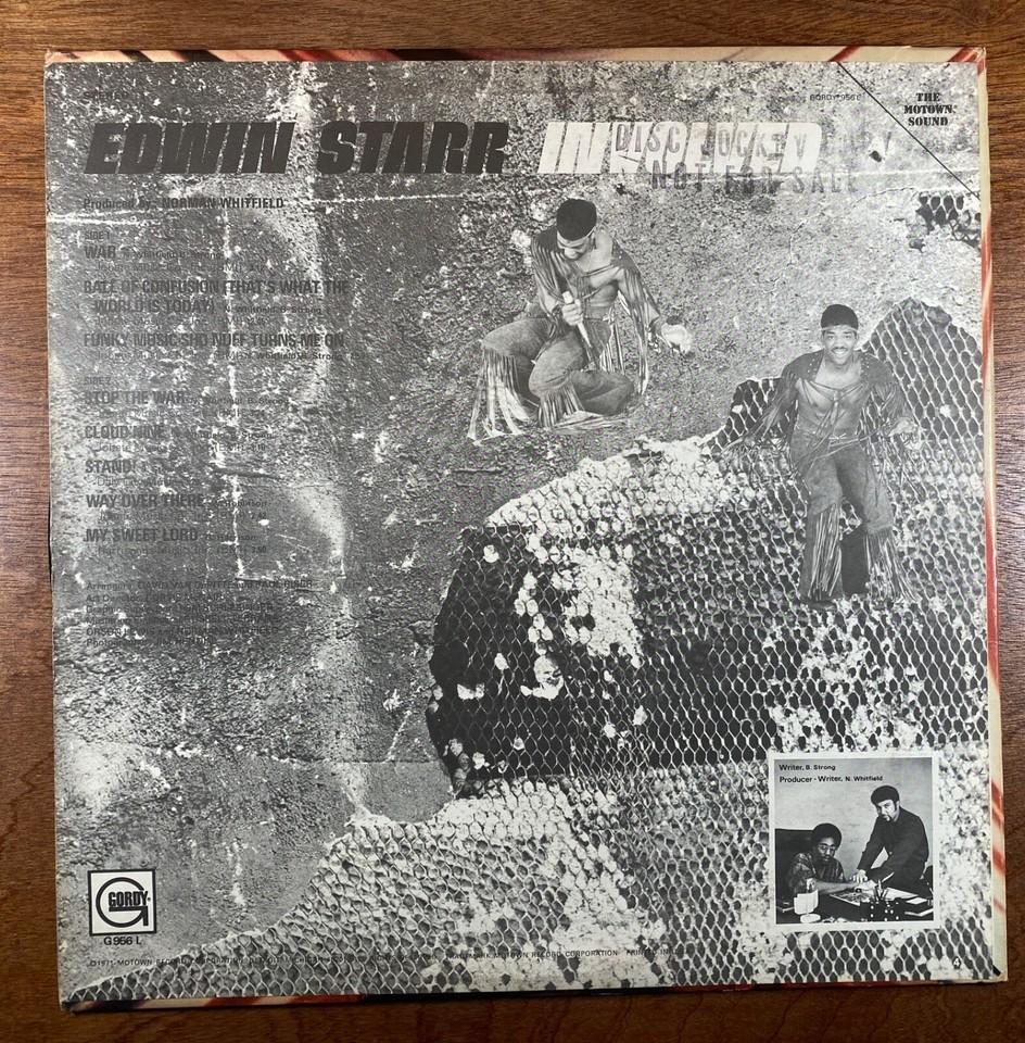 EDWIN STARR • Involved LP Motown Gordy GS956L VG+/VG Rare 1971 Vinyl ...