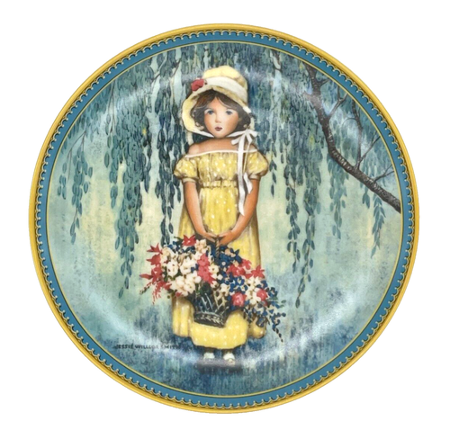Edwin Knowles "Easter" Collector Plate Jessie Wilcox Little Girl 1986 ...