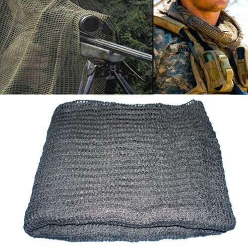 SNIPER VEIL Net Face Head Hood Scarf Gear Cover Camo 44"x35" - Black | eBay
