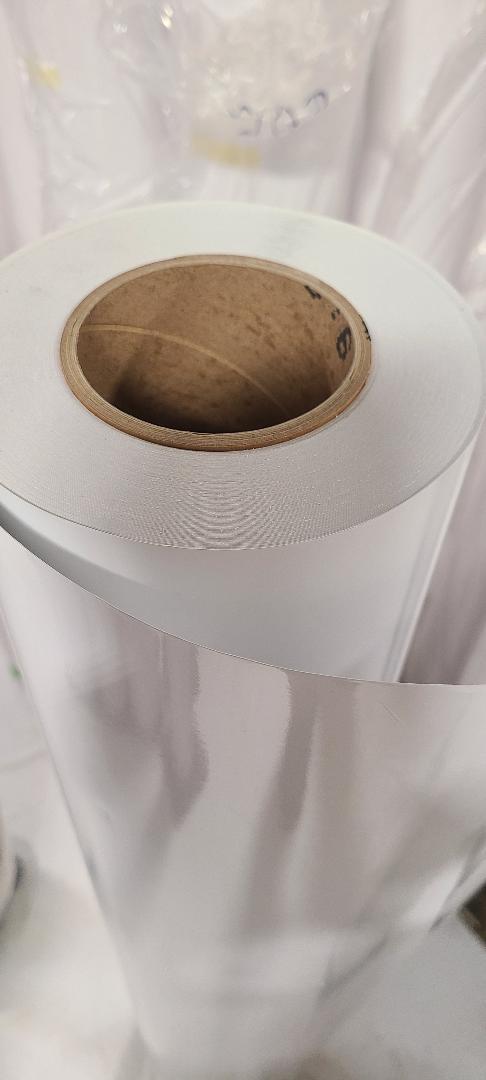 3.4mil Gloss & Matte White Print Vinyl Roll Gray-Back PSA Solvent Latex ...