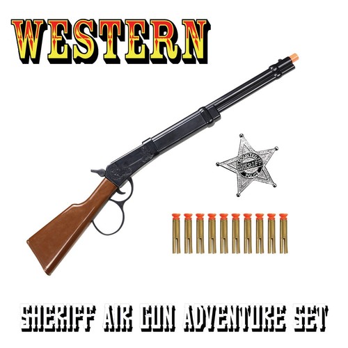 25" Lever Action Dart Suction Cup Rifle Western Cowboy Toy Hunting Air ...