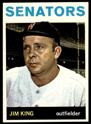 1964 Topps Jim King Washington Senators #217 : | eBay