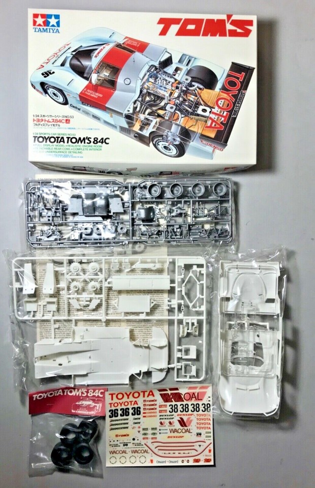 TAMIYA TOYOTA TOM'S 84C 1/24 MODEL 2453 (SP-1985) | eBay