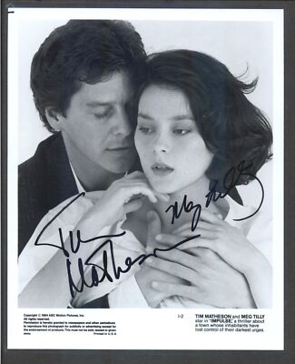 Tim Matheson & Meg Tilly - Signed Autograph 8x10 Photo - Impulse | eBay