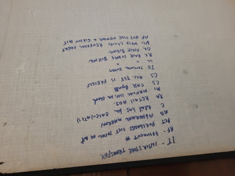 Vintage Wilson Jones Raven Vinyl-Guarded Binder With Cycolok Metals 241 ...