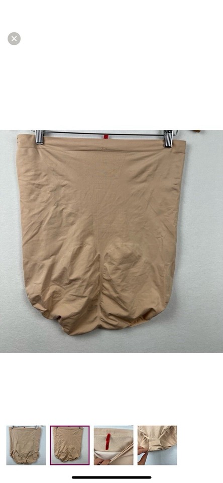 Spanx Brief Womens 3X Beige High Waist Shapewear Control Panty | eBay
