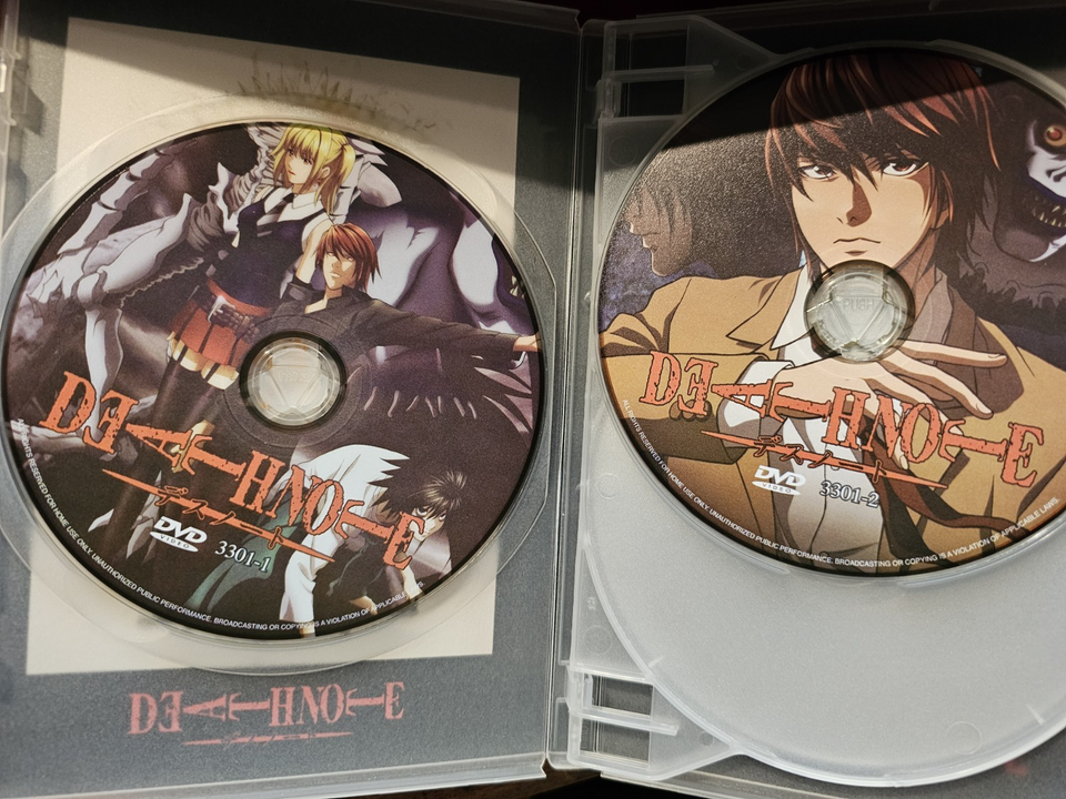 DEATH NOTE Complete TV Series 4 discs, English Subtitles viewed once ...
