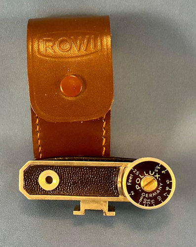 Vintage ROWI Camera RANGE FINDER German Made with Leather Case 2.75 ...