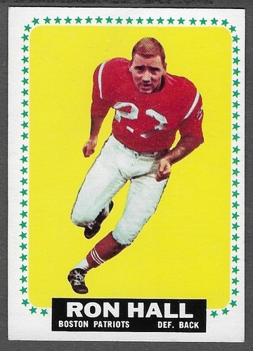 1964 Topps #12 Ron Hall (RC) (EX-MT) Boston Patriots | eBay