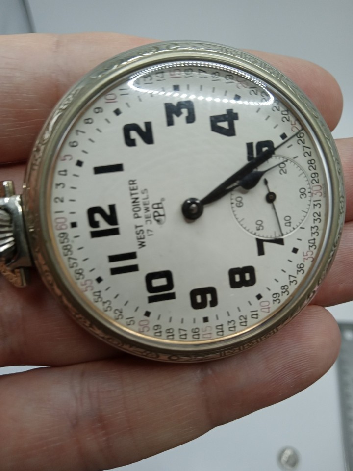 [RARE] West Pointer WORKS 17 Jewels Swiss Made Mechanical Wind Up ...