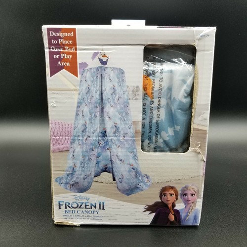 Disney's Frozen 2 Bed Canopy Olaf Light Blue 100" H x 130" W x 15" D ...
