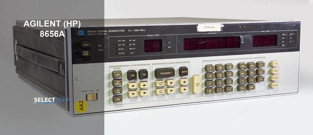 Agilent / HP 8656A 0.1 to 990 MHz Synthesized Signal Generator With ...