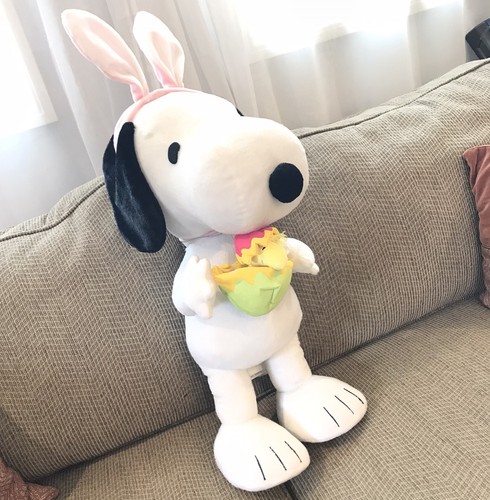 Peanuts Snoopy Woodstock Easter Giant Jumbo Stuffed Plush 30 Inches Ebay
