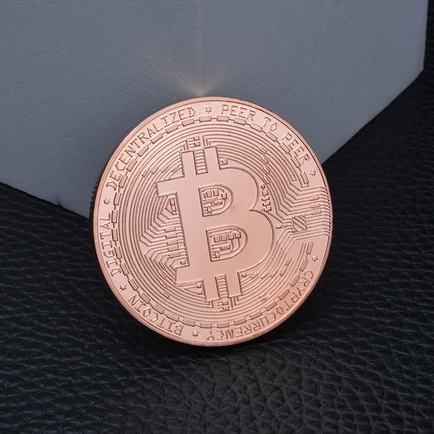 Commemorative Bitcoin Physical Btc Souvenir Copper Coin Art Medal ...