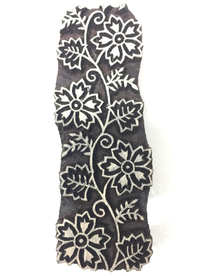 NEW LARGE BEAUTIFUL HAND CRAFTED CUSTOMIZED FLOWER DESIGN WOODEN BLOCK ...