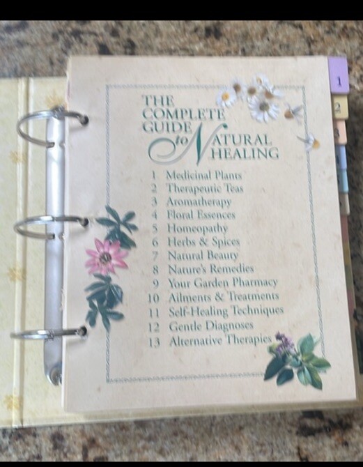 The Complete Guide to Natural Healing. Ring binder. Garden. Herbs ...