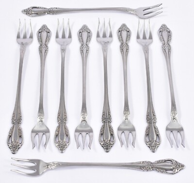 10 Oneida RAPHAEL Distinction Deluxe HH Stainless COCKTAIL SEAFOOD ...