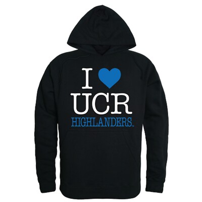 University Of California Riverside The Highlanders UCR I Love Hoodie ...