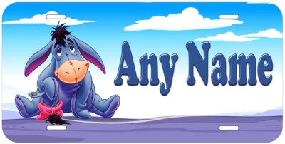 Personalized Eeyore Car License Plate Any Name | eBay