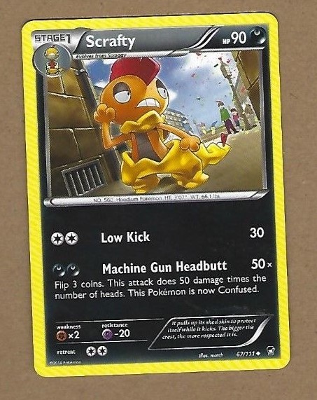 POKEMON SCRAFTY CARD | eBay